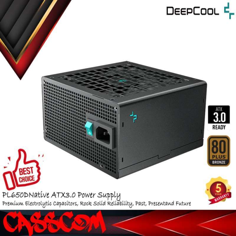 Jual Psu Deepcool Pl650d 650 Watt Native Atx 3.0 80 Plus Bronze Standard Power Supply 80+ 650w ...