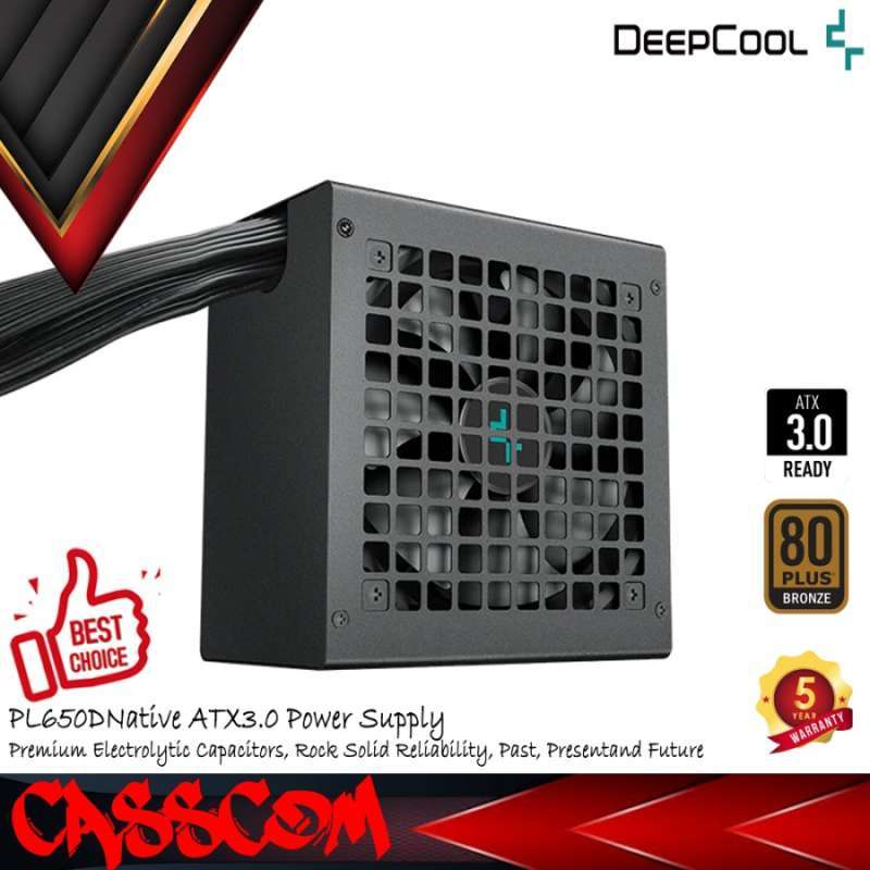 Jual Psu Deepcool Pl650d 650 Watt Native Atx 3.0 80 Plus Bronze Standard Power Supply 80+ 650w ...