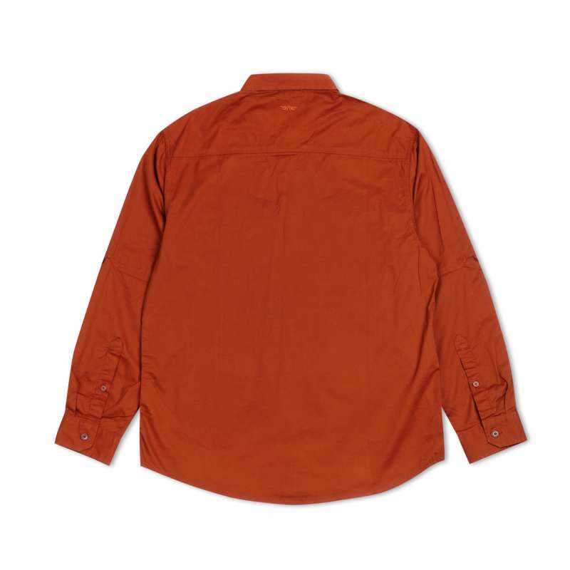 Jual M.gee Kemeja Pria Lengan Panjang Outdoor Mgee Camper C031 Teracota ...