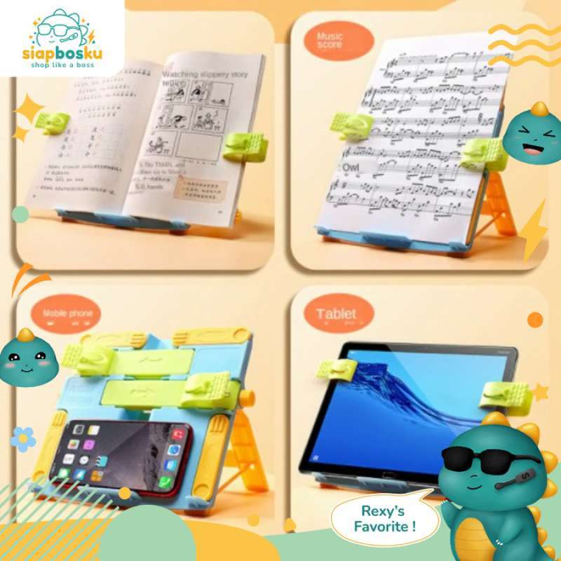 Jual Book Stand / Penyangga Buku Dan Tablet Sebagai Alat Bantu Membaca ...