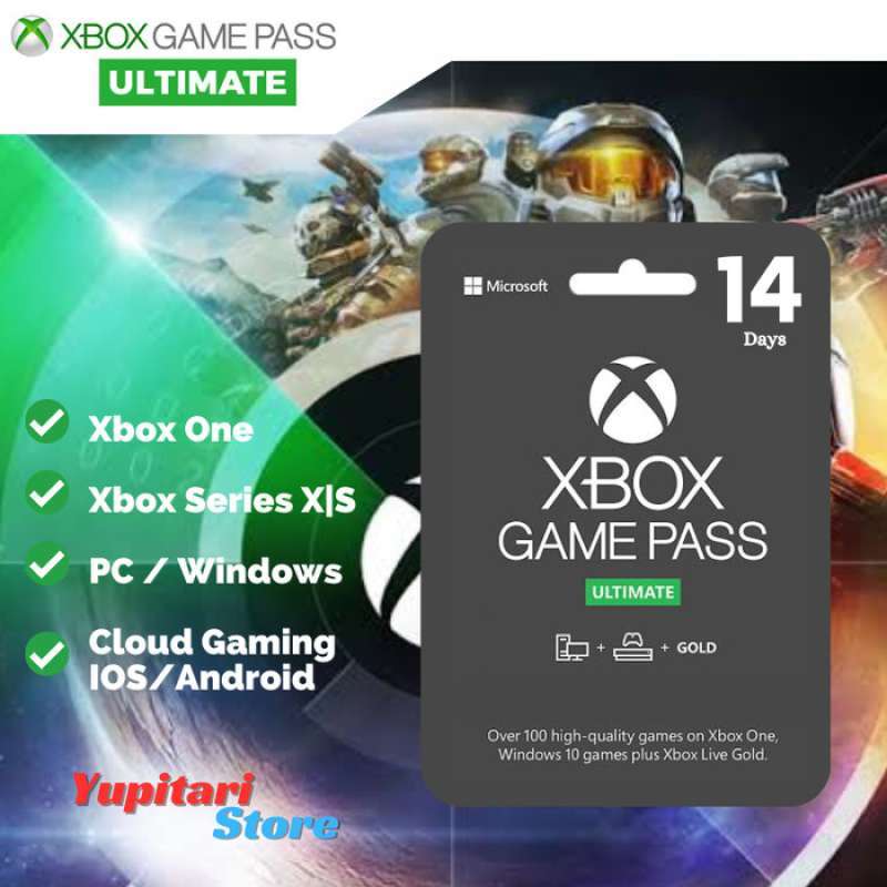 Jual Xbox Game Pass Ultimate - 14 Days (console/pc/windows/cloud Gaming ...