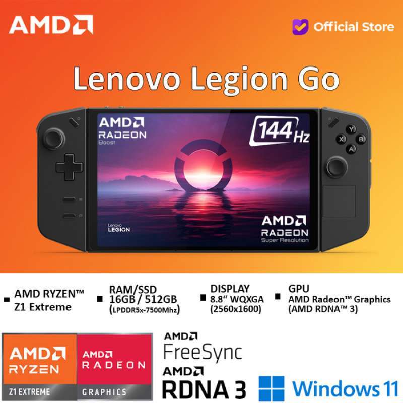 Jual Lenovo Legion Go Amd Z1 Extreme 16gb 1tb / 512gb 8.8qhd 144hz W11 ...