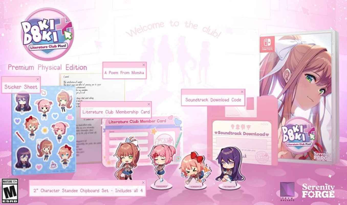Jual Nintendo Switch Doki Doki Literature Club Plus! Premium Physical ...