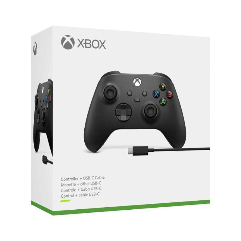 Jual Xbox Core Controller + Cable Carbon Black (xbox Series X ...