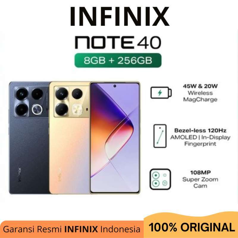 Jual Infinix Note 40 8/256 Gb - Garansi Resmi Di Seller Royal Makmur ...