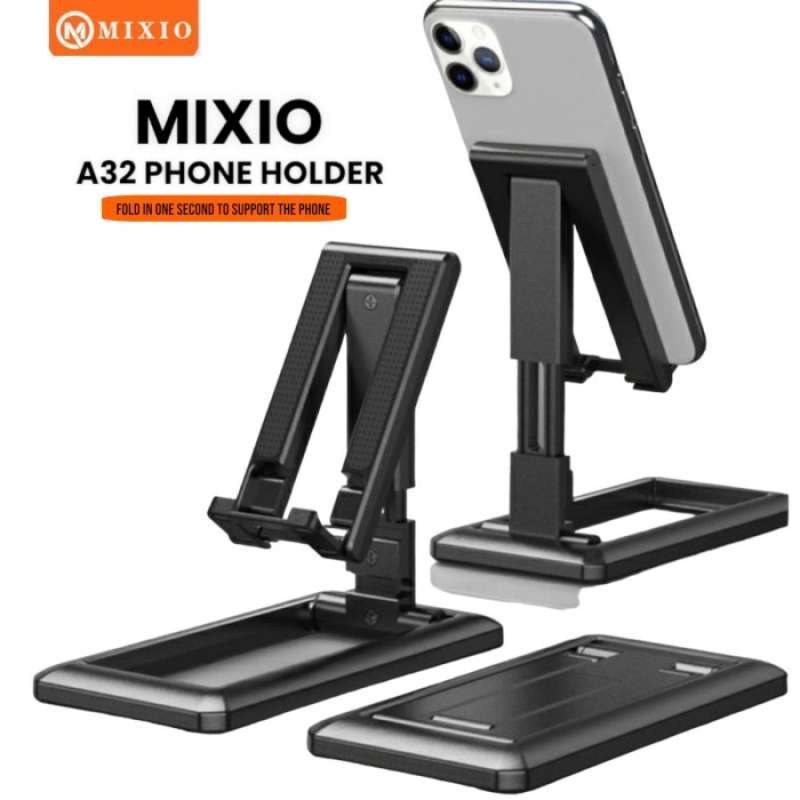 Jual Mixio A32 Liftable Foldable Phone Holder Stand Hp Di Meja Folding ...