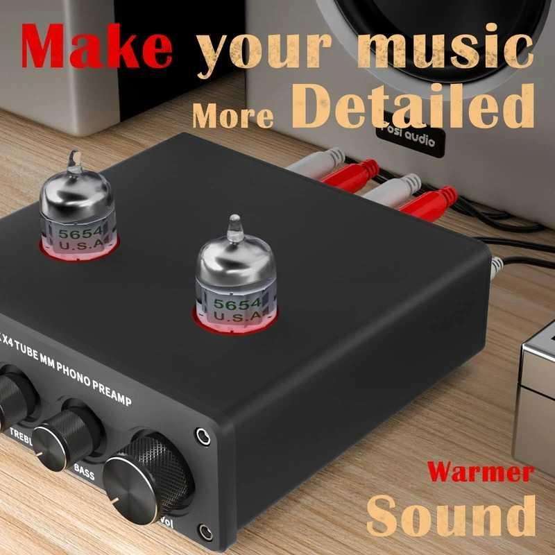 Jual Phono Preamp Headphone Amplifier Vacuum Tubes Box X4 Amplifier ...
