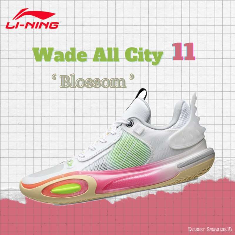 Promo Sepatu Basket Li-ning Wade All City 11 Blossom Abat005-4 - 42 ...