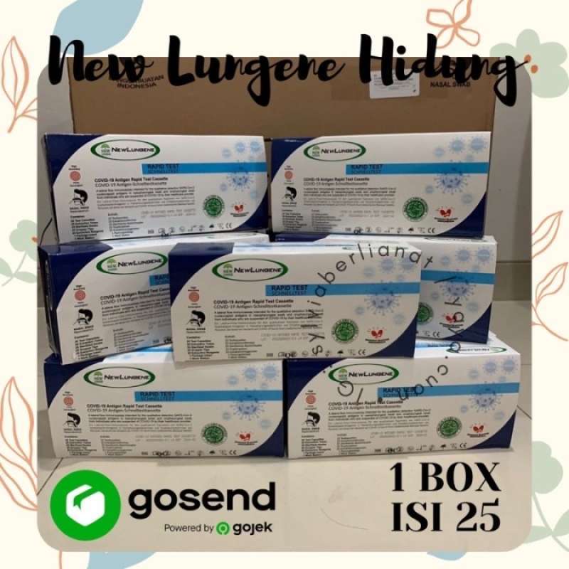 Jual New Lungene Hidung Swab Antigen Box Isi 25 Di Seller Velvet Store ...
