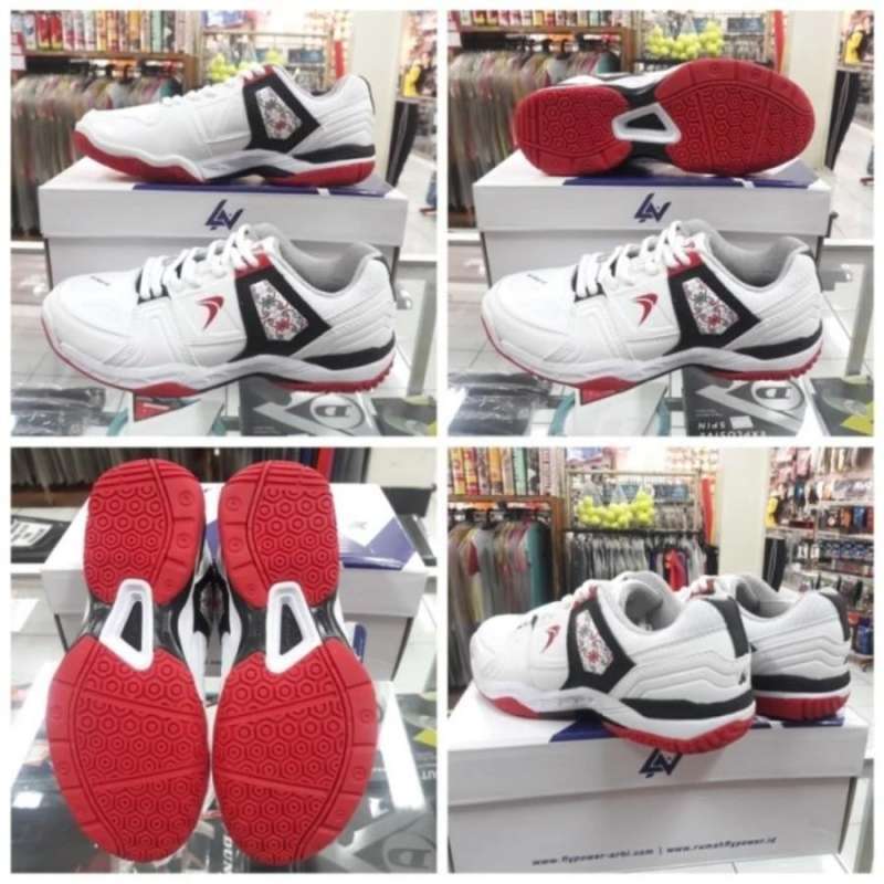 Jual Sepatu Badminton Flypower Rio Gold V2 / Original - 41 Di Seller ...