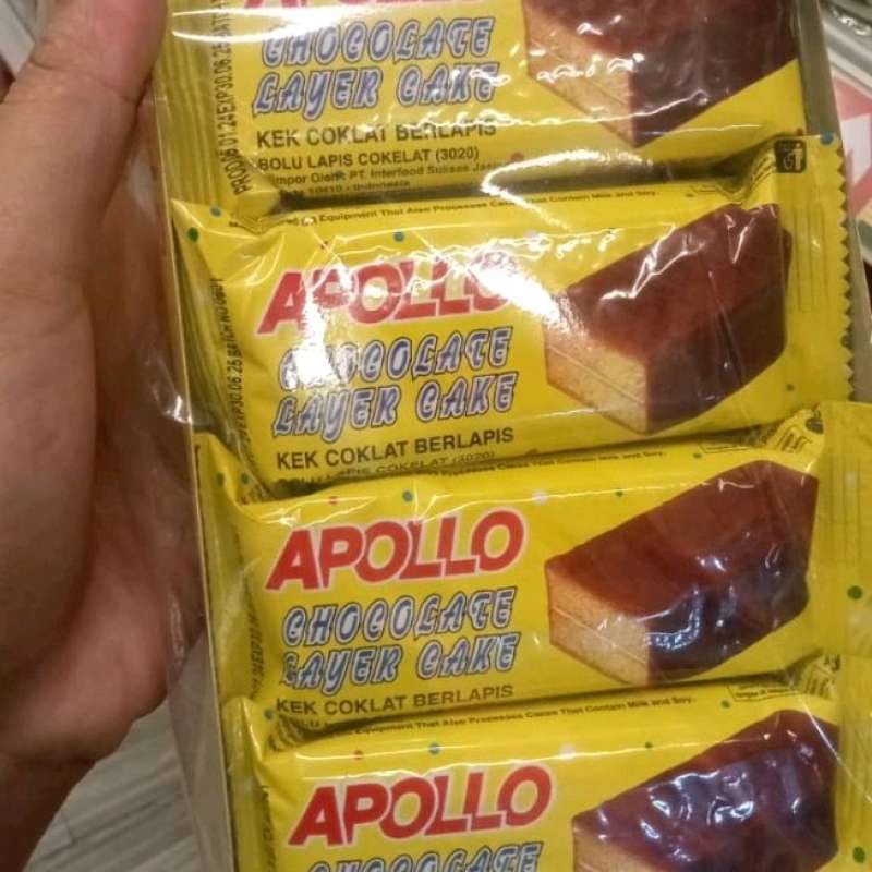 Jual Roti Apollo Cake Isi 8 Pandan / Coklat Di Seller Li Ying Shop ...