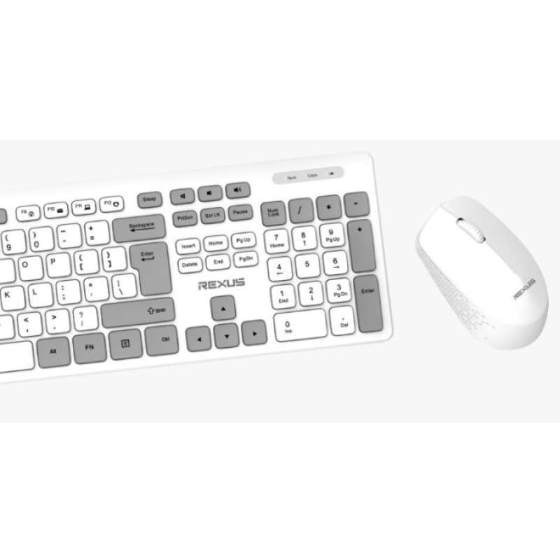 Jual Rexus Km8 Km-8 Wireless Gaming Keyboard & Mouse Combo Set - Hitam ...