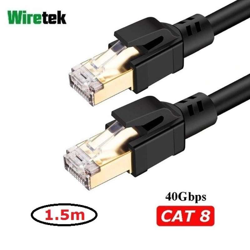 Jual Lan Cat 8 Gigabit Ethernet Network Cable 1.5 Meter Wiretek Di Seller Rukia - Cengkareng ...