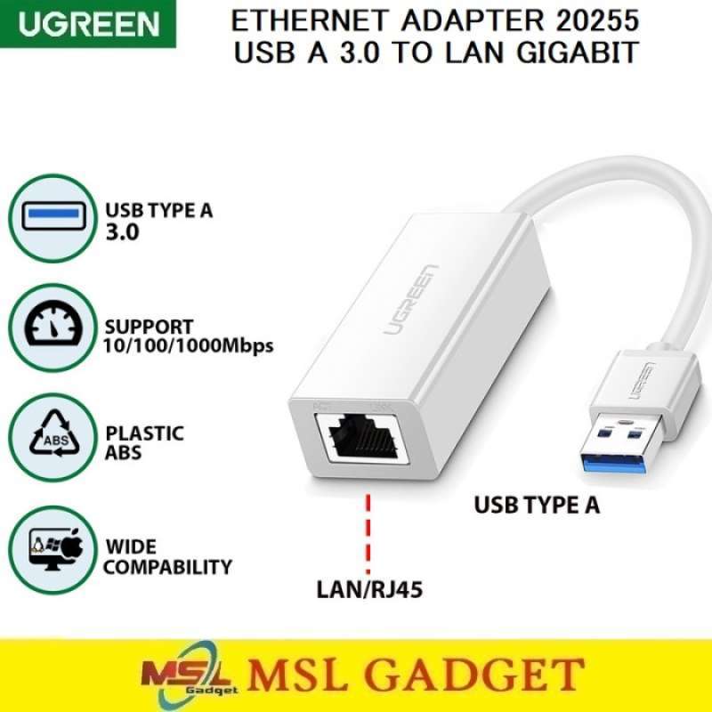 Jual Ugreen Usb Type C 3.1 To Lan Rj45 Ethernet Gigabit Adapter Usb To ...