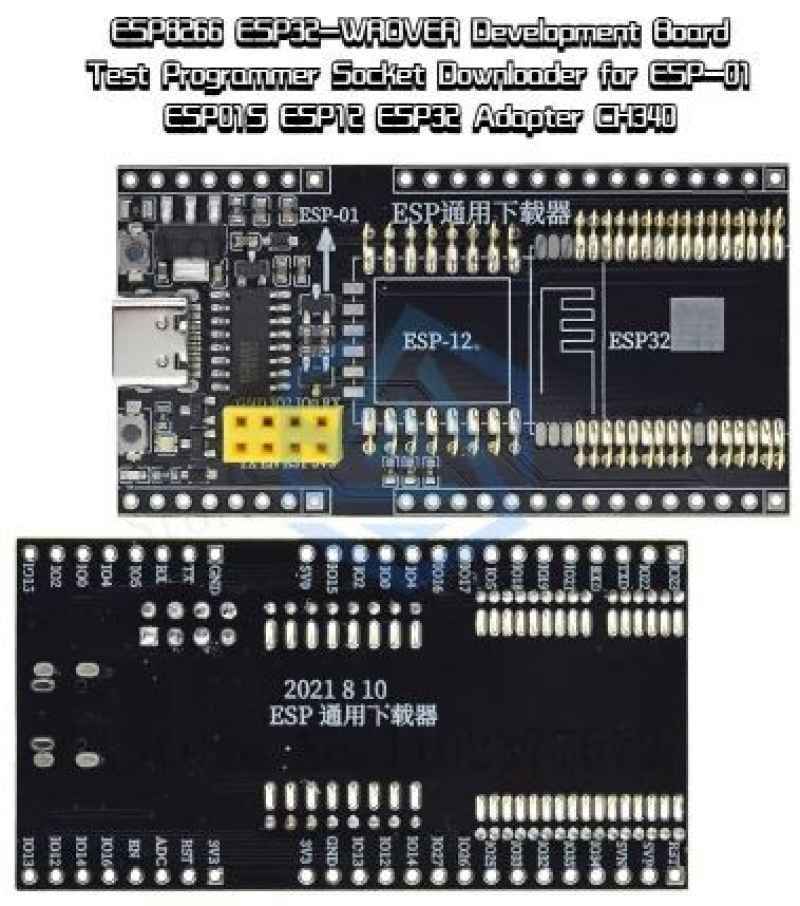 Jual Programmer Downloader Flasher Chip Esp32 Esp01 Esp8266 Esp-32 Adapter Di Seller Sweet Shop ...