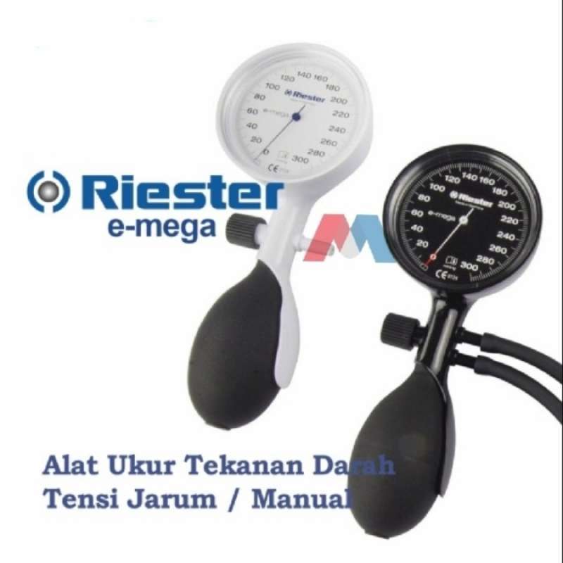 Promo Riester Emega Tensimeter Aneroid Jarum Tensi Darah Manual E-mega ...