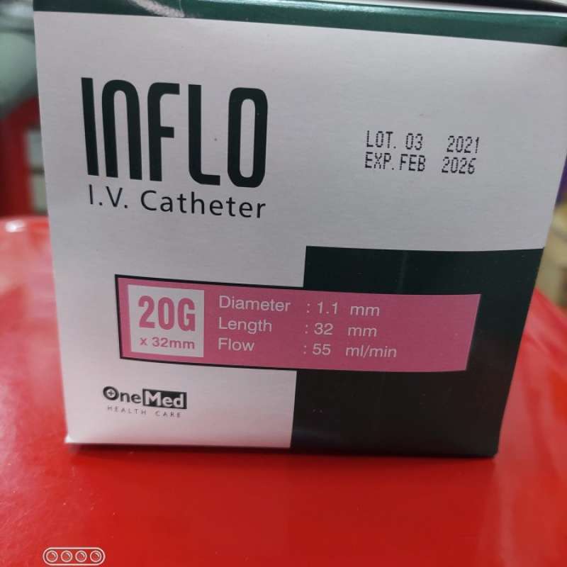 Promo I.v.catheter Inflo 18g/20g/22g/24g/abbacaut Onemed Diskon 33% Di ...