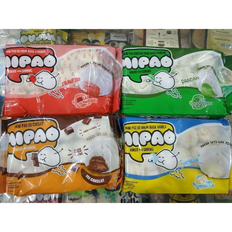 Jual Mipao Pelangi, Bakpao Mini Isi 30pcs Halal | Mipao Minipao Isi 30 ...