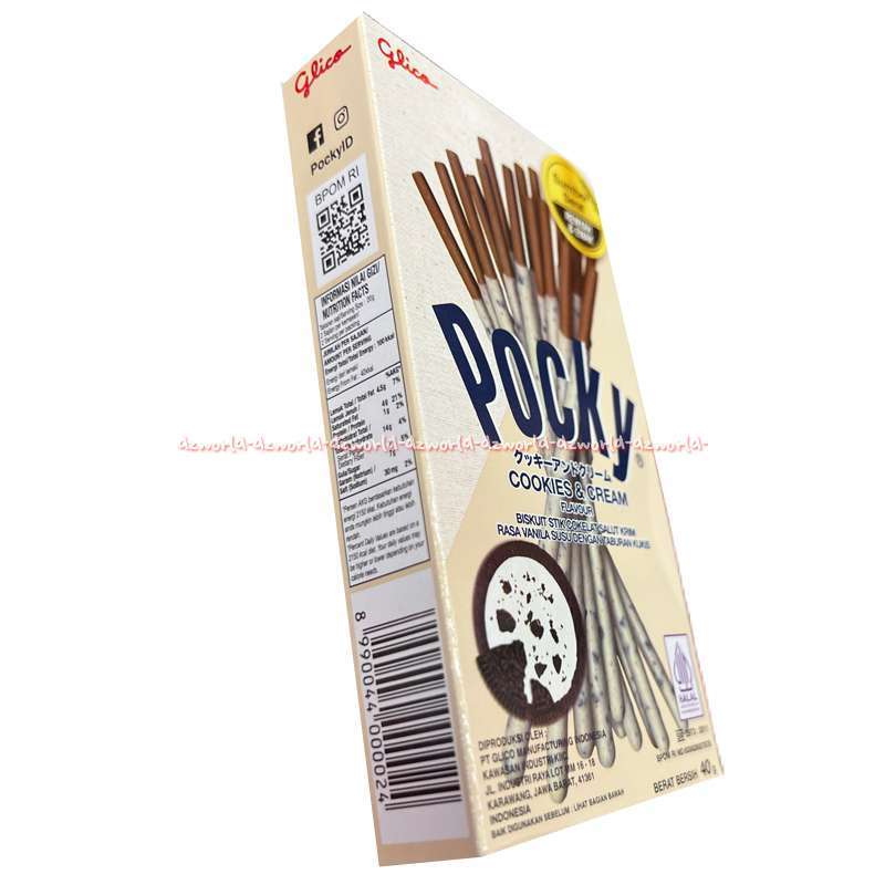 Jual Glico Pocky Biskuit Stick Rasa Cookies Cream Choco Almond Matcha ...