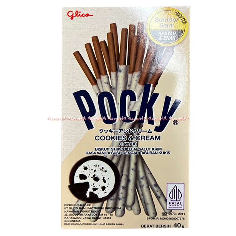 Jual Glico Pocky Biskuit Stick Rasa Cookies Cream Choco Almond Matcha ...