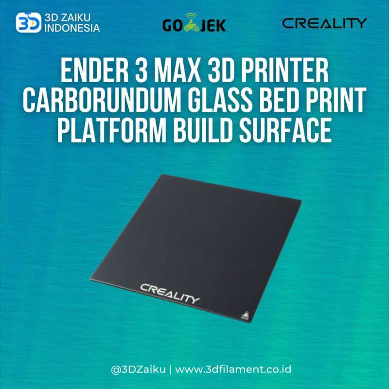 Jual Creality Ender 3 Max 3d Printer Carborundum Glass Bed Print Platform Build Surface Di ...