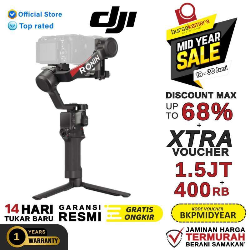 Promo Dji Rs 4 Basic Gimbal Stabilizer Camera Dji Ronin S4 Dji Rs4 ...