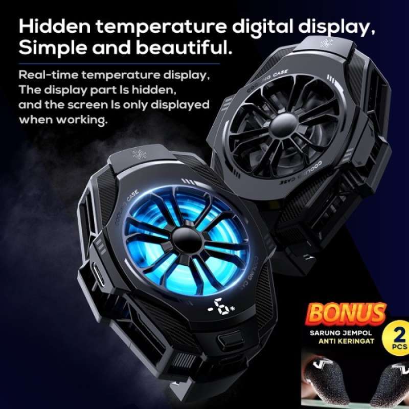 Jual C10 Pendingin Hp Gaming Cooler Mobile Phone Game Radiator With Rgb ...