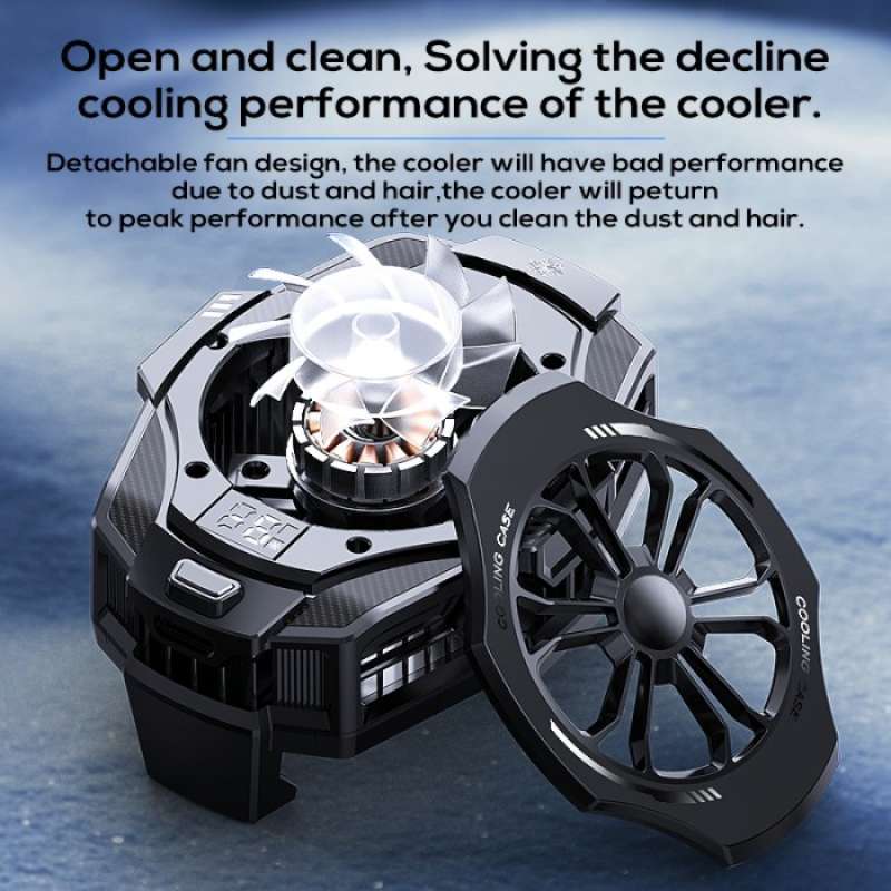 Jual C10 Pendingin Hp Gaming Cooler Mobile Phone Game Radiator With Rgb ...