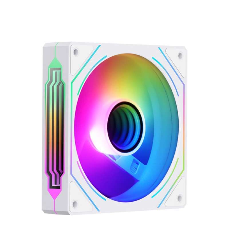 Jual Segotep Hb12 Argb Pwm Infinity Mirror 1800rpm Case Fan - Putih ...