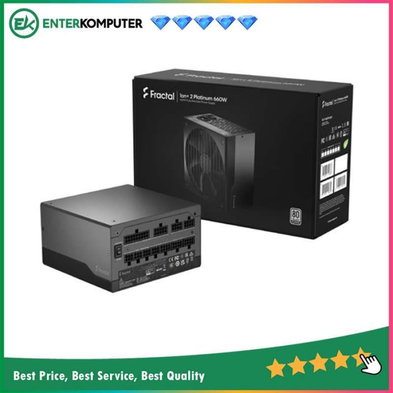 Jual Fractal Design Ion+ 2 660w 80+ Platinum - Fully Modular / Psu 660w Di Seller Velvet Store ...