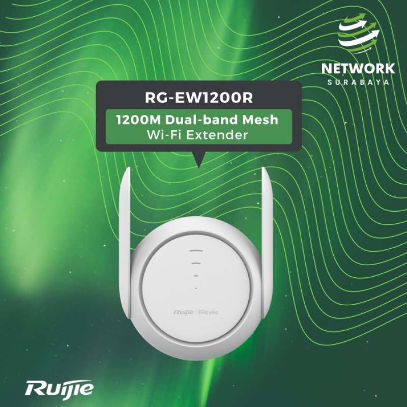 Jual Ruijie Rg Ew1200r 1200m Dual Band Mesh Wi Fi Extender Reyee Di