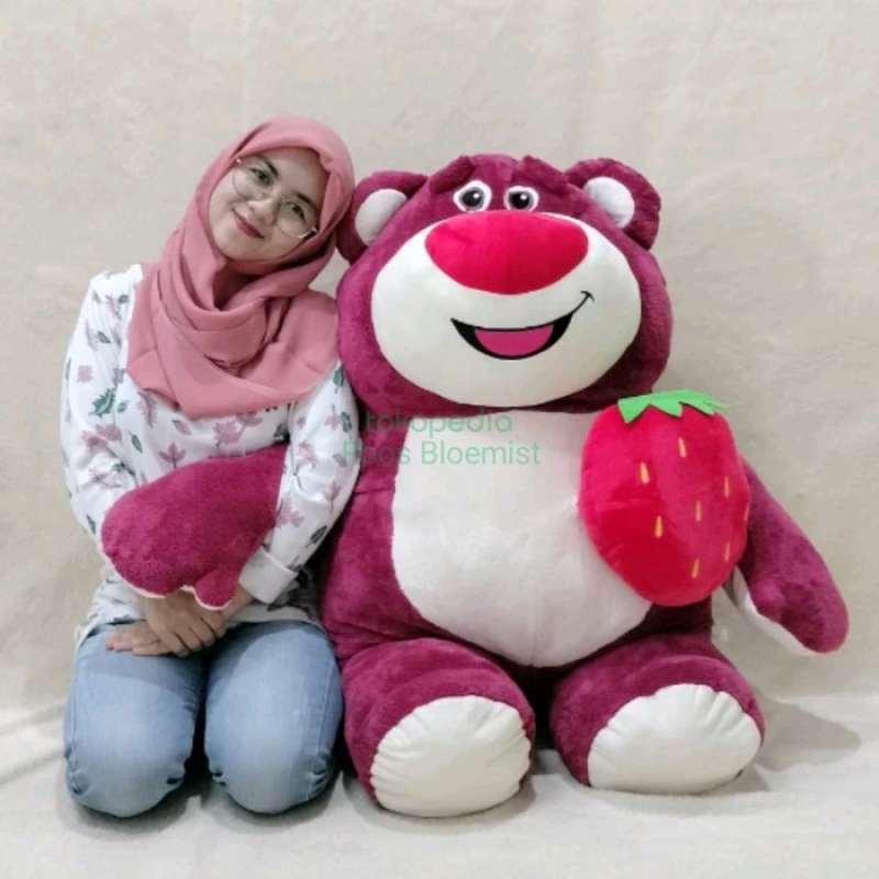 Jual Boneka Lotso Beruang Toys Story Jumbo Raksasa Giant 95cm 1meter Di ...