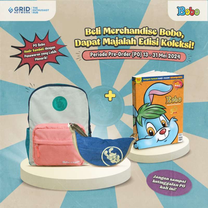 Jual (pre Order) Edisi Koleksi Merchandise Bobo & Cergam Terbaik ...