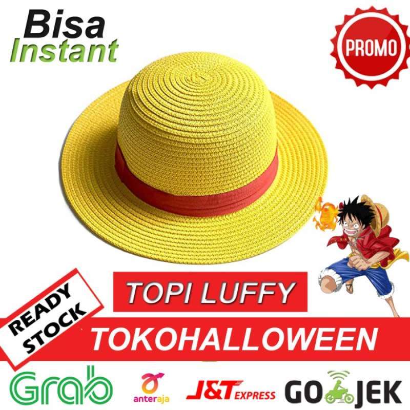 Jual Topi Luffy One Piece Shanks Topi Jerami Topi Pantai Di Seller ...