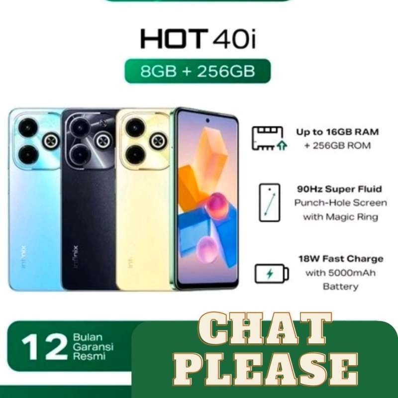 Jual Infinix Hot 40i 8/256gb Smartphone Handphone Hape Hp Di Seller Ufo ...