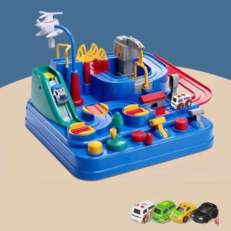 Jual Mainan Anak Car Adventure Brain Game Parking Lot Track Parkir ...