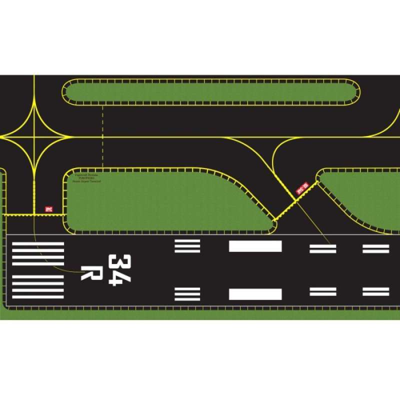 Jual Diecast Pesawat Mat Airport Runway Class 50 Cm X 80 Cm Di Seller ...