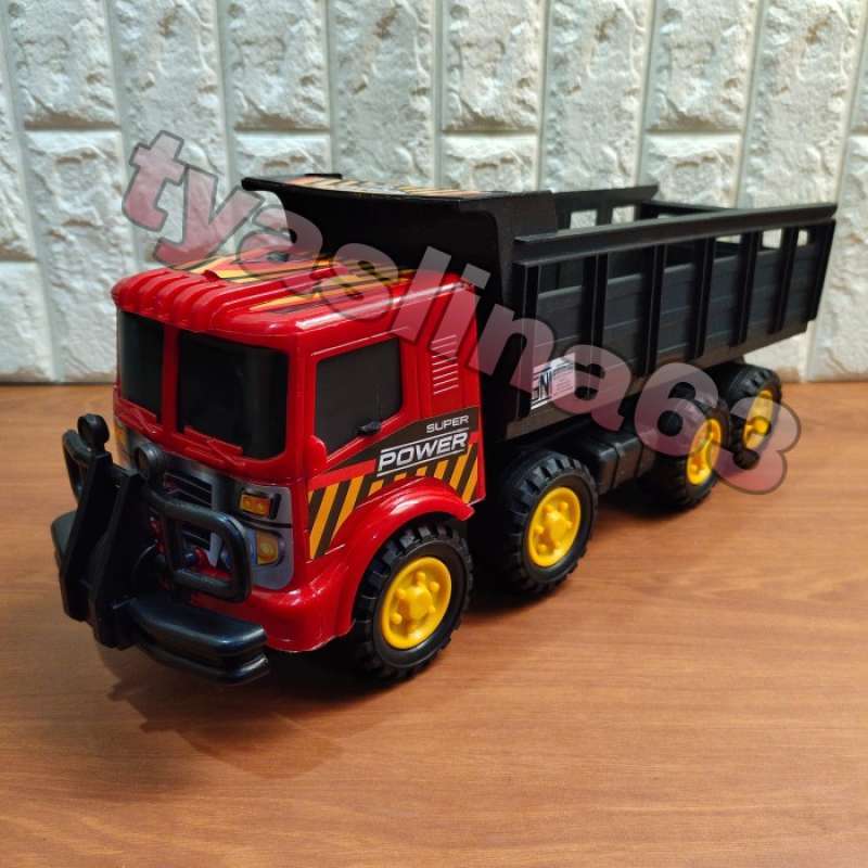 Jual Mainan Truk Pasir - Dump Truck - Truk Tanah Jumbo - Kuning Di ...