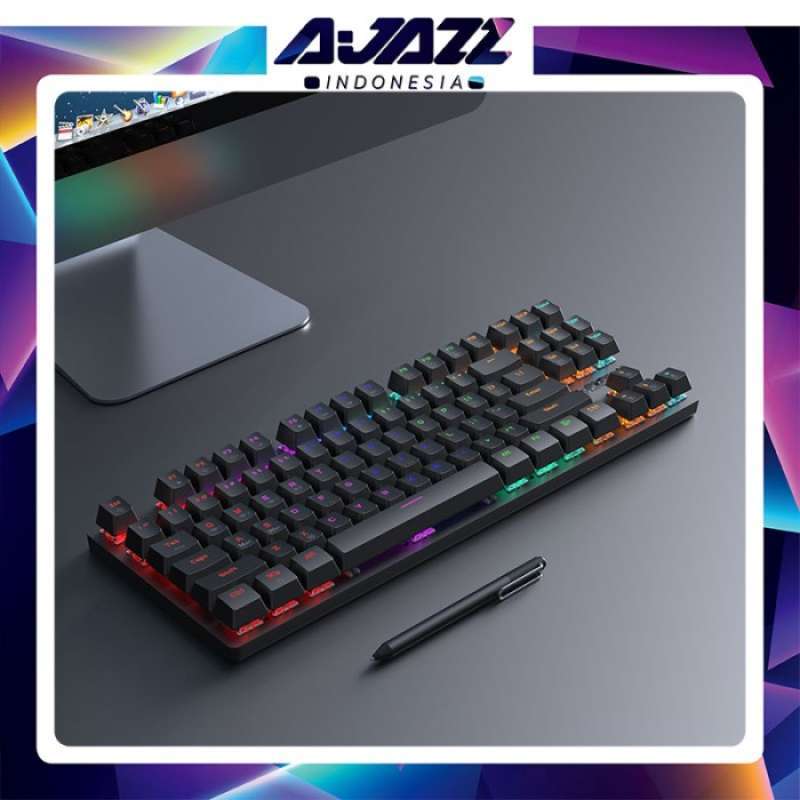 Promo 100% Produk Ori Ajazz Ak40pro Tkl Mechanical Keyboard Three-mode ...