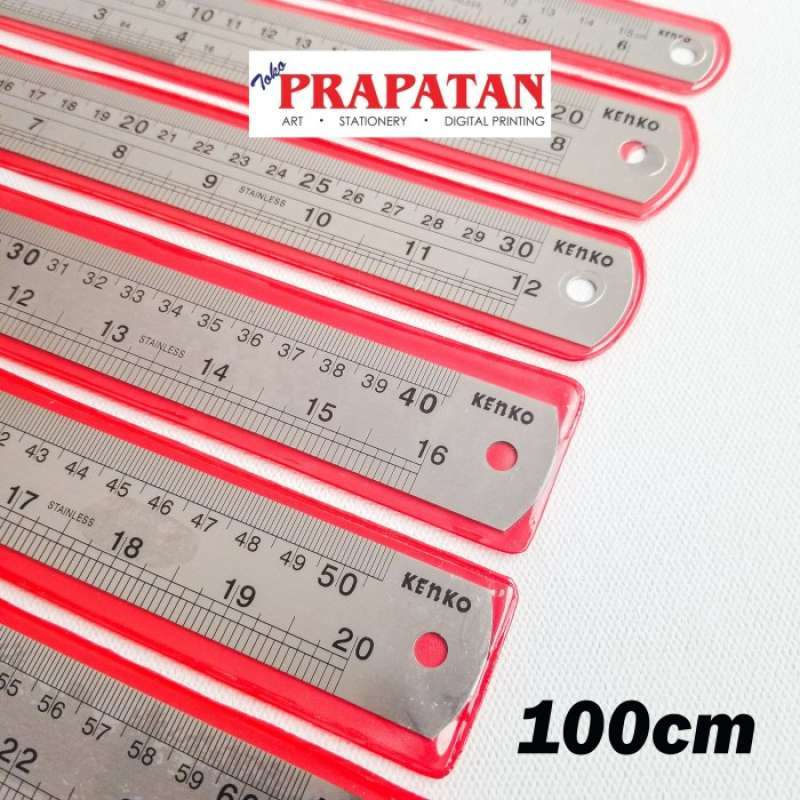 Jual Penggaris Besi Kenko 100 Cm / Stainless Steel Ruler Di Seller Velvet Store - Cengkareng ...