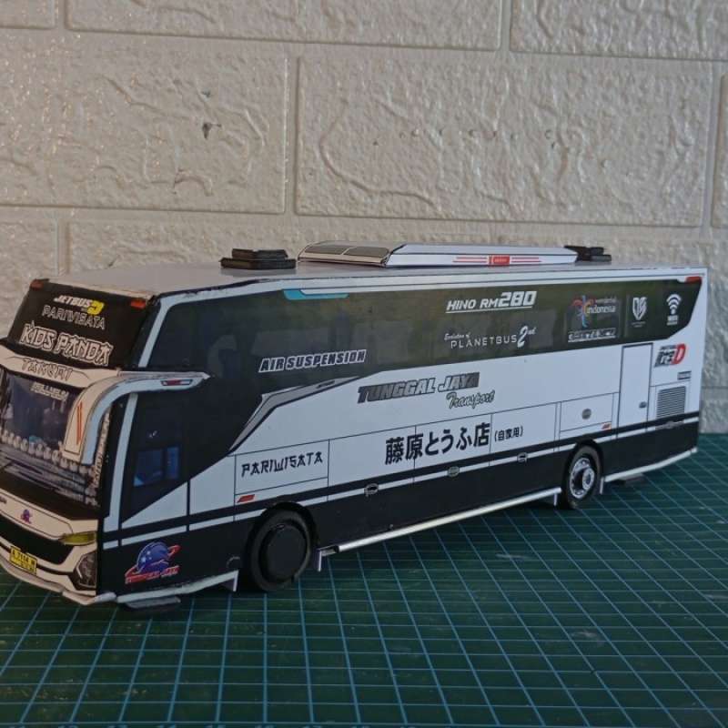 Jual Miniatur Bus Papercraft Kids Panda Takumi Jb 5 Tunggal Jaya Hadiah ...