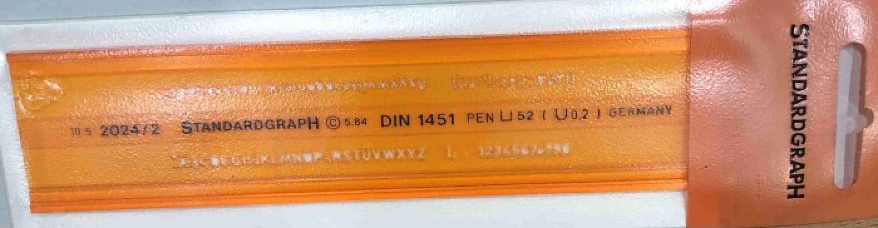 Jual Mal Huruf / Penggaris Huruf 2mm Standardgraph Germany Di Seller Kingyo - Cengkareng Timur ...