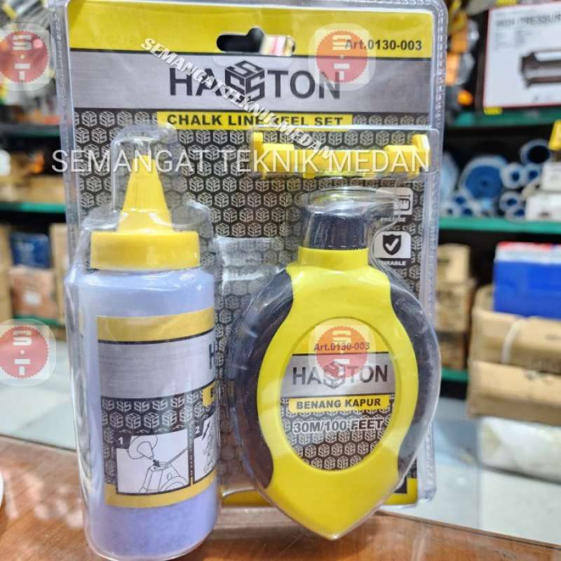 Jual Sipat Sipatan Marking Tinta Lot Benang Chalk Line Set Hasston 0130