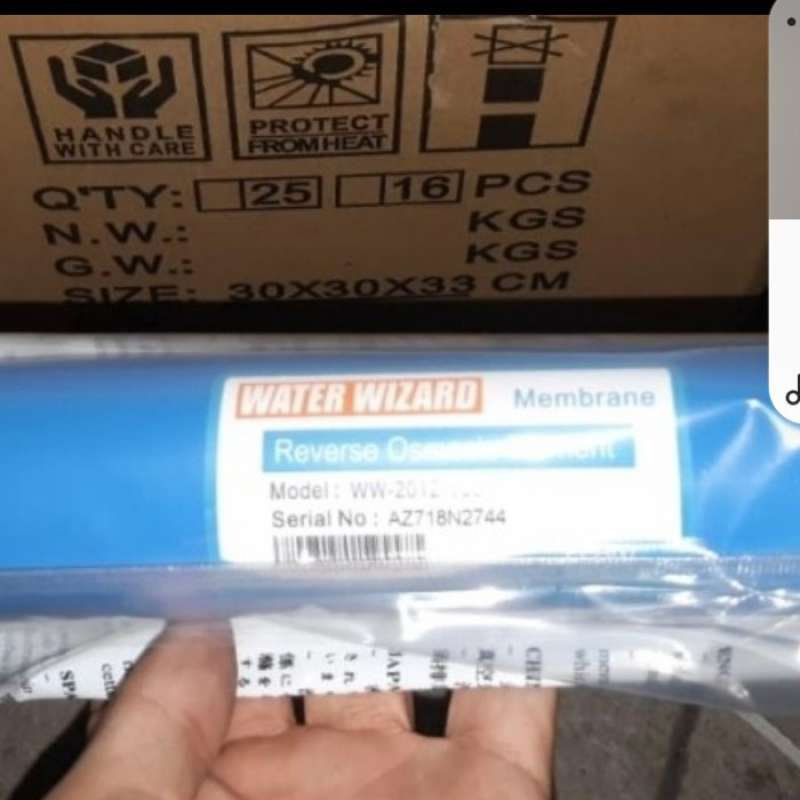 Promo Membrane Ro 100gpd Water Wizard Terbaik Diskon 32% Di Seller ...
