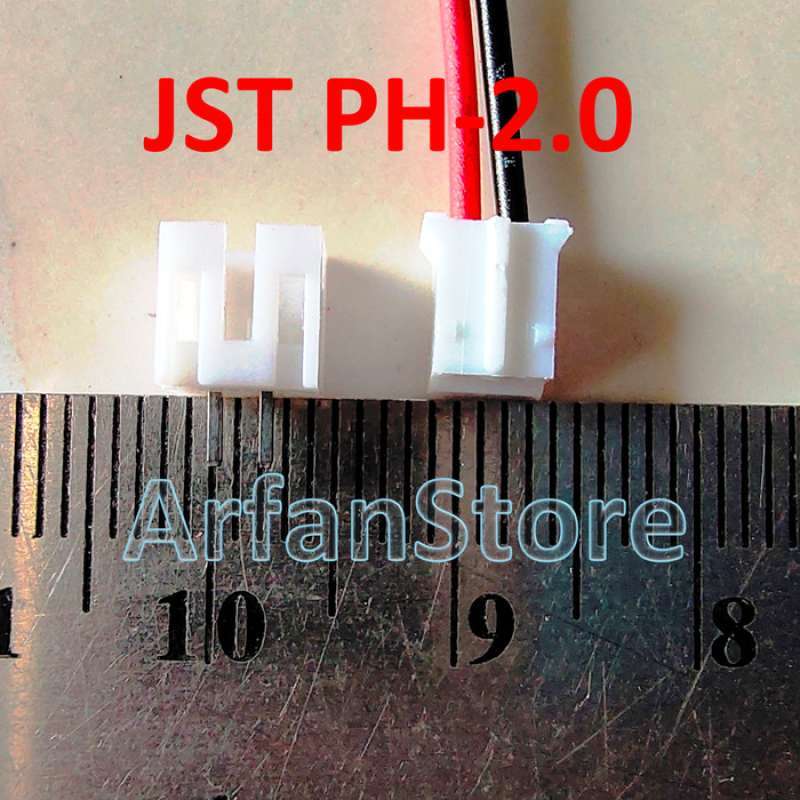 Jual White Socket 2 Pin Male Female Soket Putih Sambungan Kabel 140mm ...