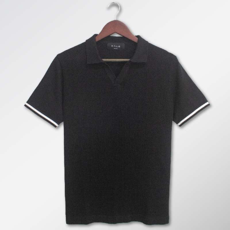 Promo Kale Levin / Polo Shirt Rajut Premium Berbahan Dasar Cotton Wool ...