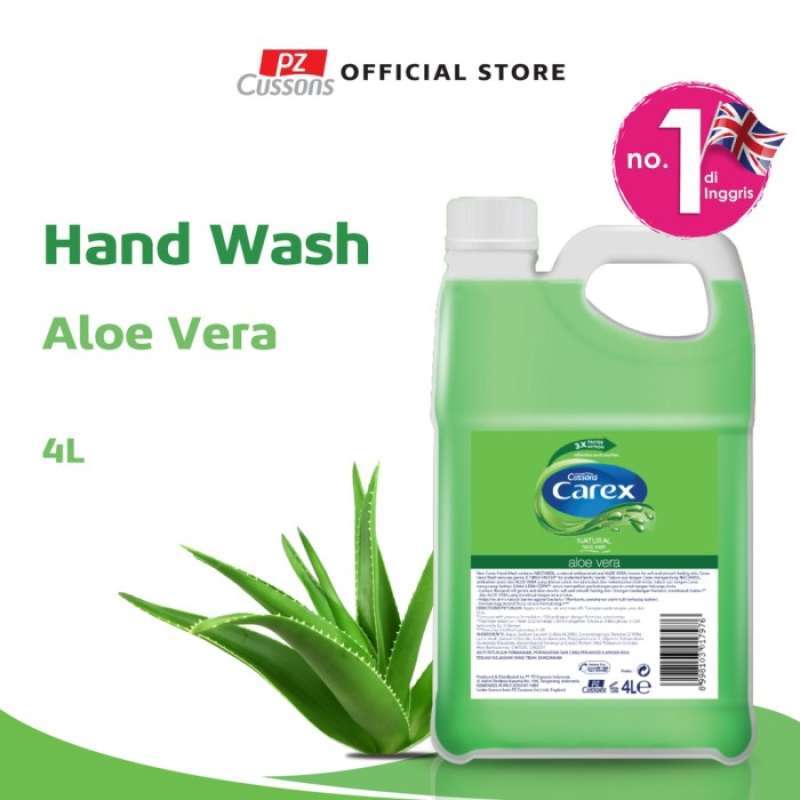 Jual Carex Hand Wash Aloe Vera - Sabun Cuci Tangan Antibakteri Jerigen ...