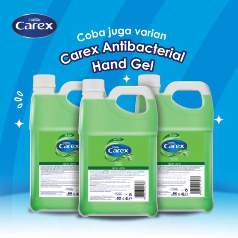 Jual Carex Hand Wash Aloe Vera - Sabun Cuci Tangan Antibakteri Jerigen ...