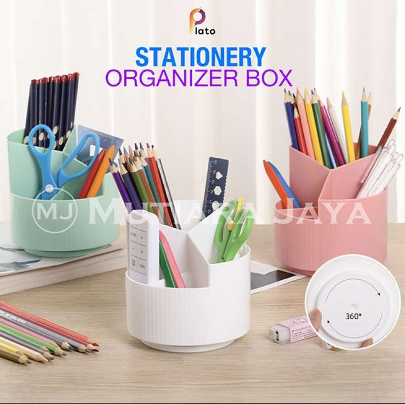 Jual Plato Tempat Pensil Atk Meja Desk Organizer Tempat Alat Tulis Di ...