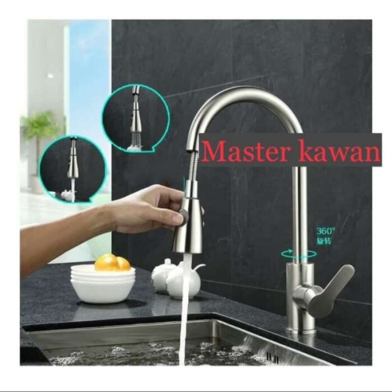 Promo Paket Lengkap Kitchen Sink Onan 8245 + Kran Sink Tarik Stainless ... Promo Paket Lengkap Kitchen Sink Onan 8245 + Kran Sink Tarik Stainless ...